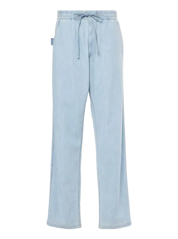 Bottega Veneta High-rise Wide-leg Jeans - Blue