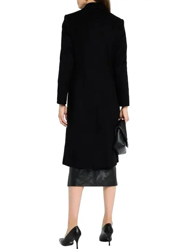 CHIARULLI Victoria Classic Double-breasted Coat - Black