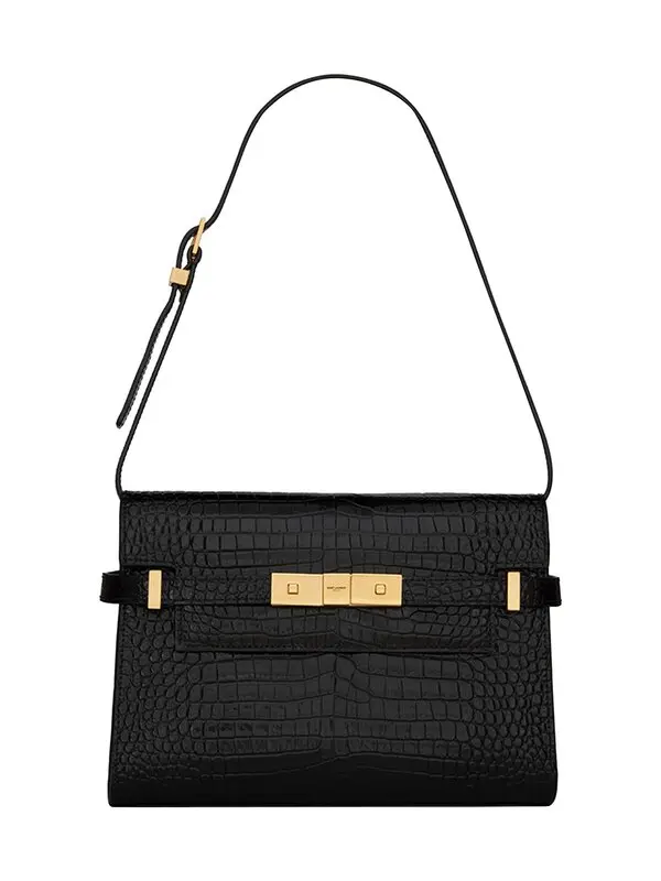 Saint Laurent Small Manhattan Shoulder Bag - Black