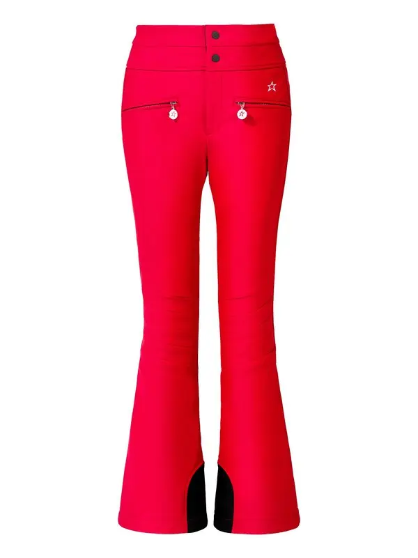 Perfect Moment High-waist Aurora Flare Ski Pant - Red