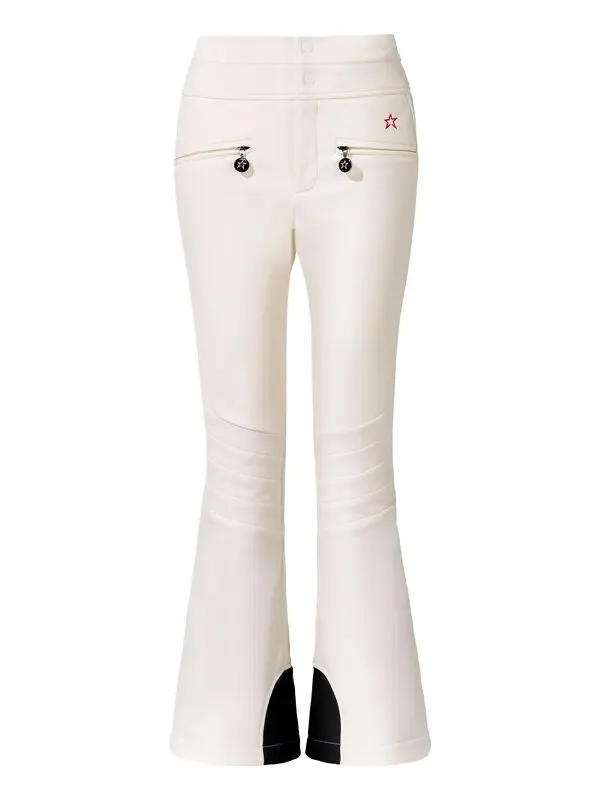 Perfect Moment High-waist Aurora Flare Ski Pant - White