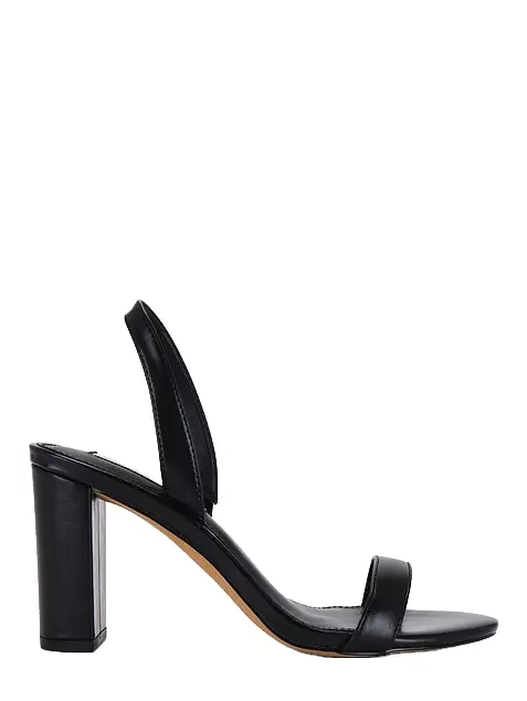 Steve Madden Emile Heels - Black Leather
