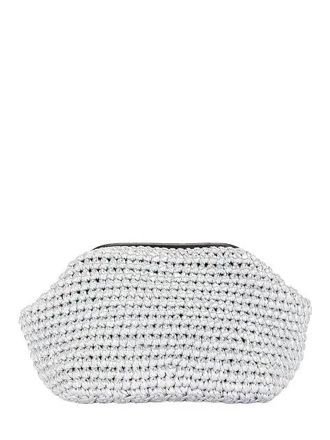 BTB LOS ANGELES Nova Clutch - Silver