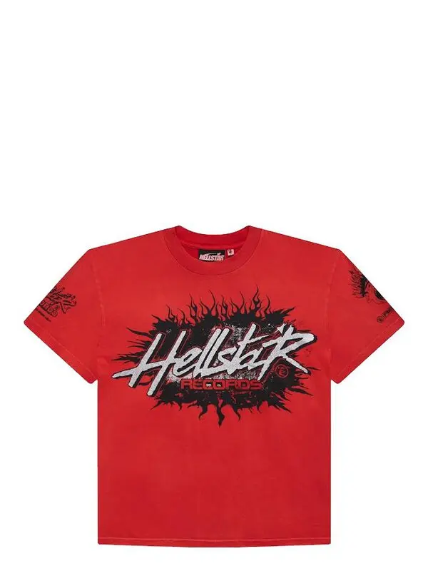 HELLSTAR Records T-shirt - Red