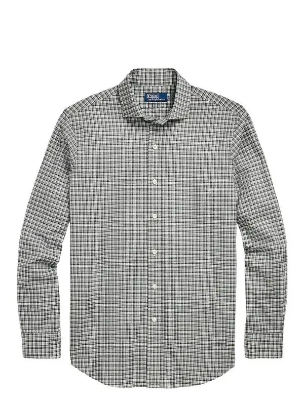 Polo Ralph Lauren Plaid Twill Shirt - Grey Heather Multi