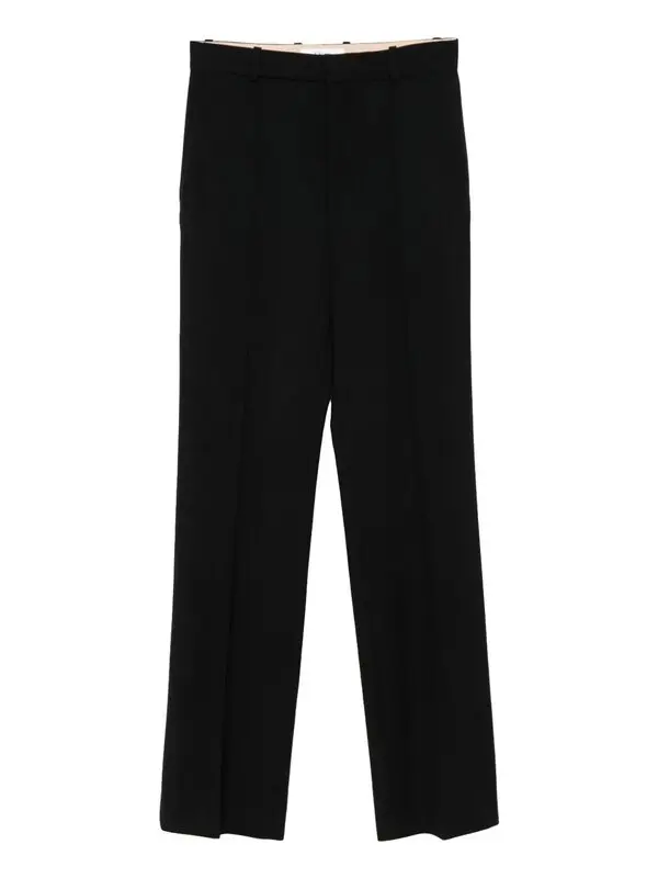 Chloé Virgin-wool Tailored Trousers - Black
