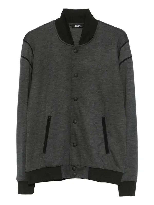 ERALDO Merino-wool Bomber Jacket - Grey