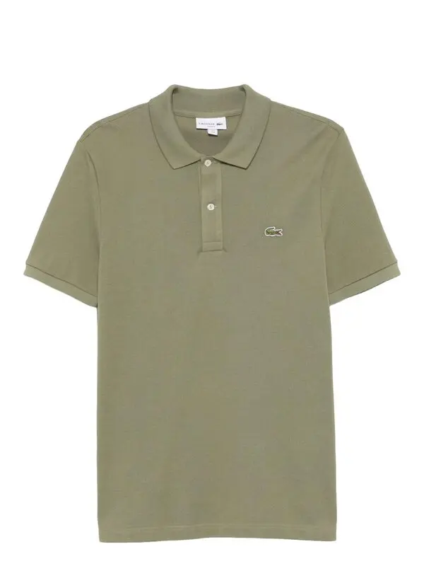 Lacoste Logo-embroidered Polo Shirt - Green