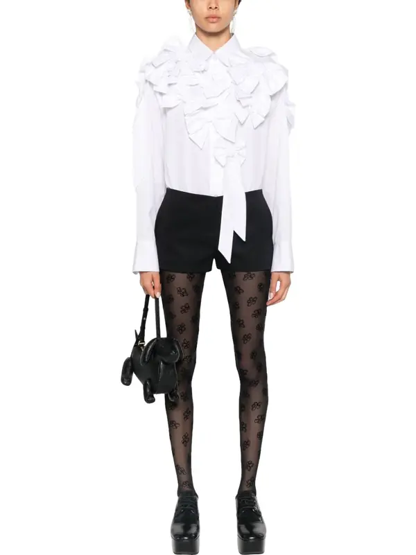 Viktor & Rolf Bow-bouquet Shirt - White