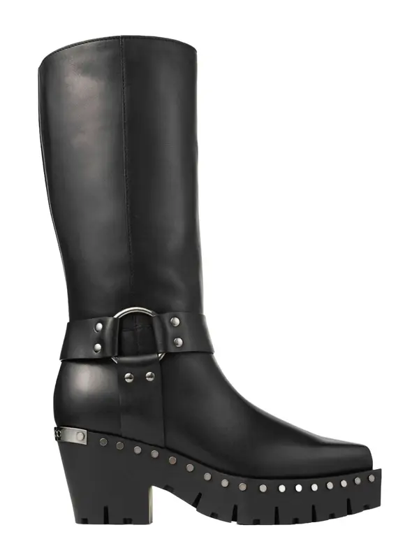 JIMMY CHOO 75mm Quinn Boots - Black