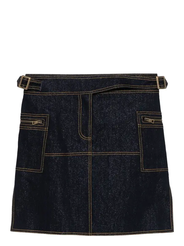 Etro Denim Mini Skirt - Blue