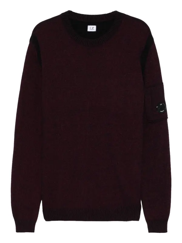 C.P. COMPANY Lens-detail Sweater - Purple