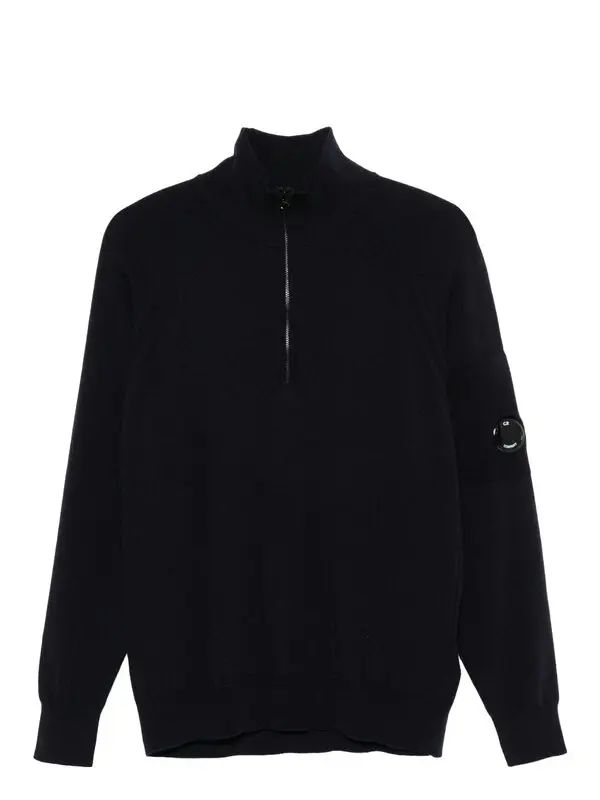 C.P. COMPANY Half-zip Sweater - Blue