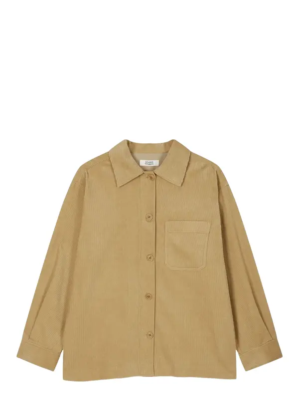 STUDIO TOMBOY Corduroy Shirt - Neutrals