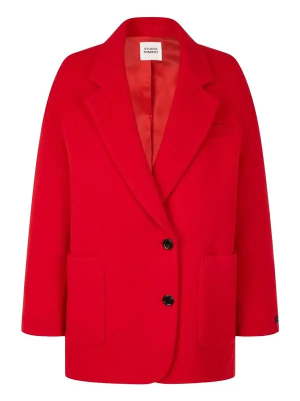 STUDIO TOMBOY Single-breasted Blazer - Red