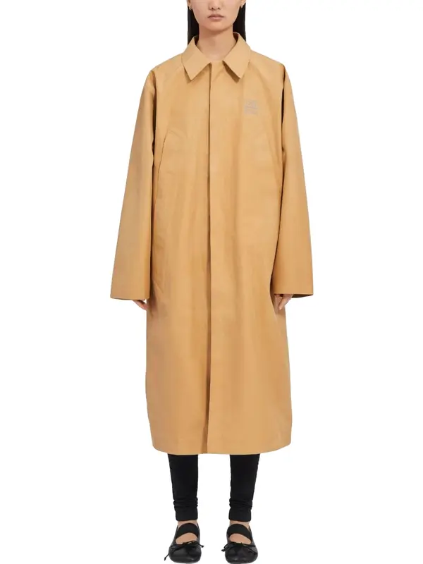 MM6 MAISON MARGIELA X SALOMON Classic-collar Trench Coat - Neutrals