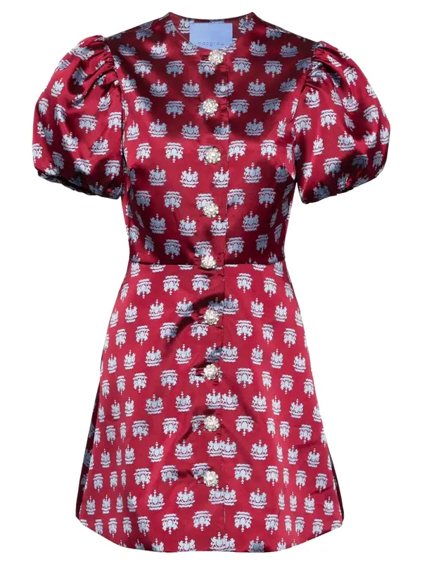 MACGRAW Sorbet Printed Dress - Red
