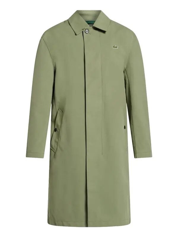 Lacoste Water-repellent Windproof Trench Coat - Green