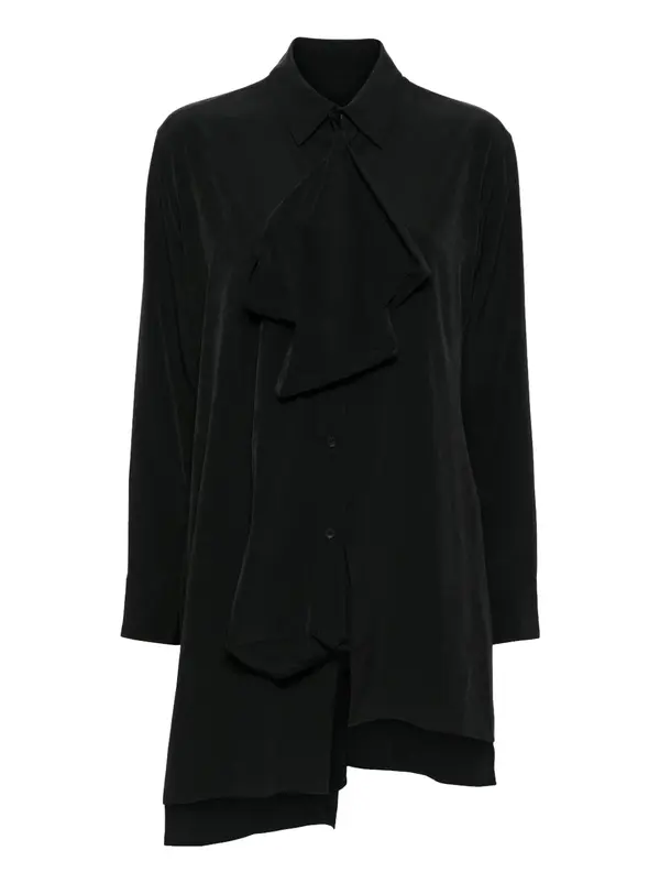 Yohji Yamamoto Asymmetric Shirt - Black
