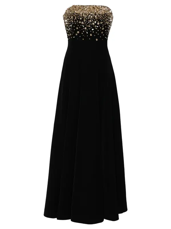 Sachin & Babi Bettany Gown - Black
