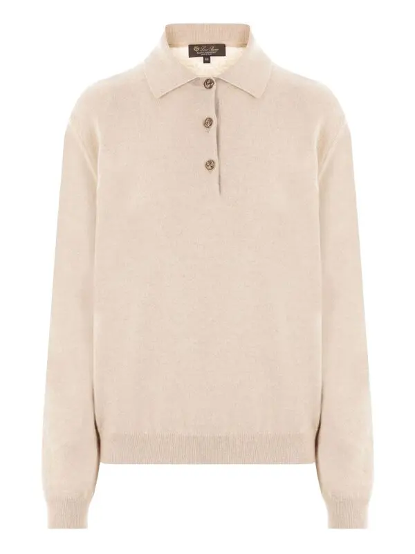 Loro Piana Classic Polo Top - Neutrals