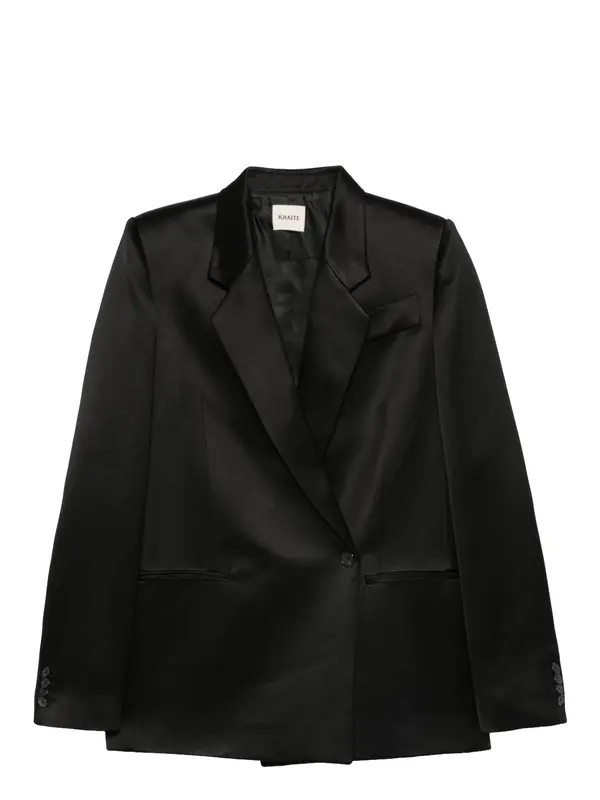 Khaite Willow Double-breasted Blazer - Black