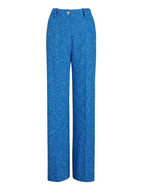 Patou Iconic Tweed Trousers - Blue