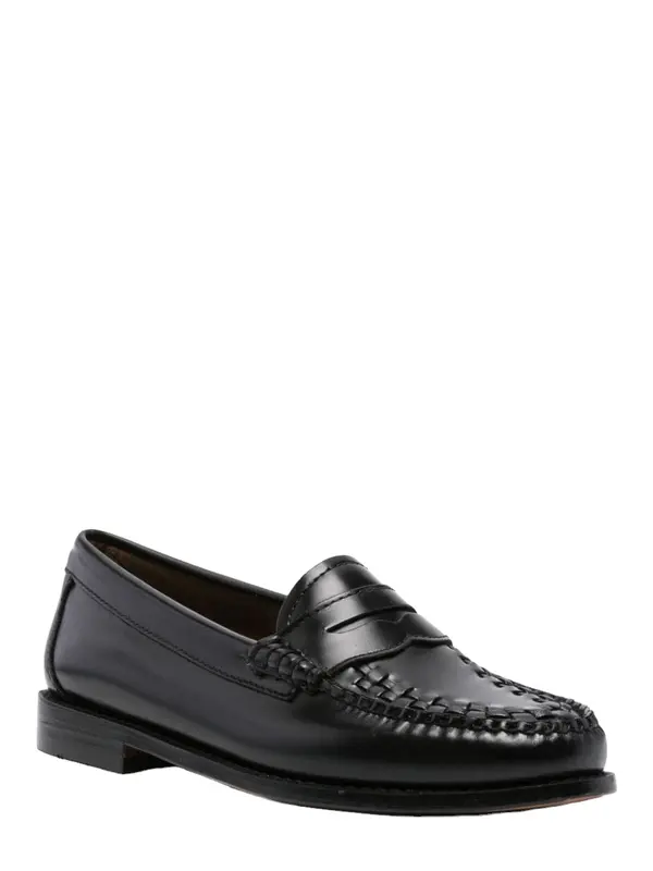 G.H.BASS Weejuns Penny Weave Loafers - Black