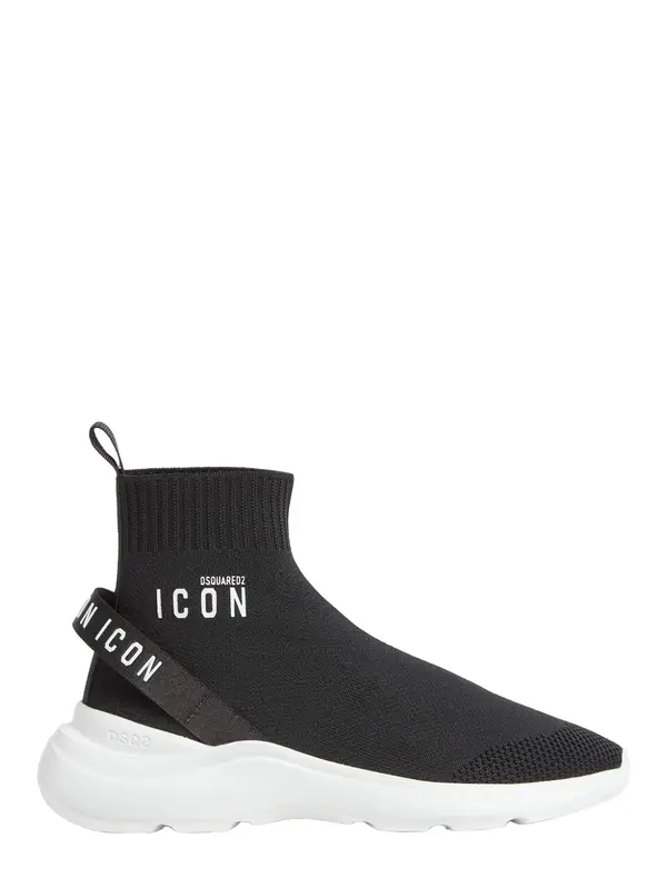 Dsquared2 Fly Sock-style Sneakers - Black