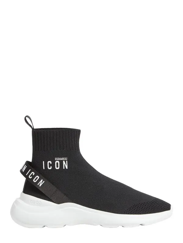 Dsquared2 Fly Sock-style Sneakers - Black
