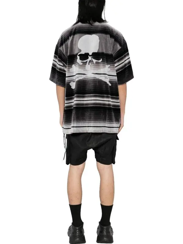 MASTERMIND WORLD Striped T-shirt - Grey