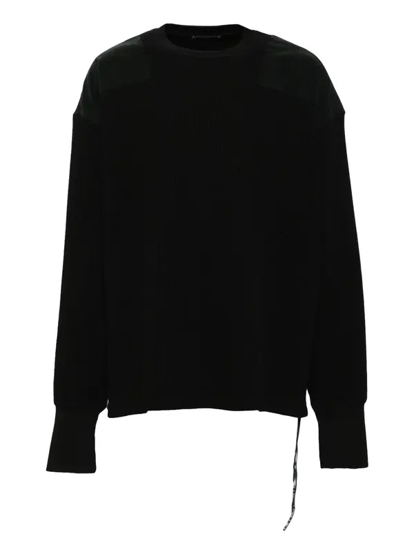MASTERMIND WORLD Patchwork Sweater - Black