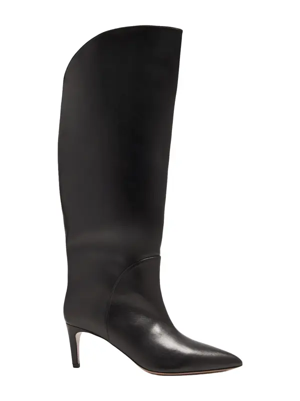 Paris Texas 60mm Gaia Leather Boots - Black