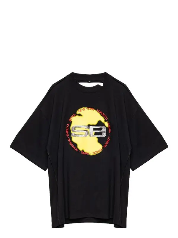 SPENCER BADU Logo-print T-shirt - Black
