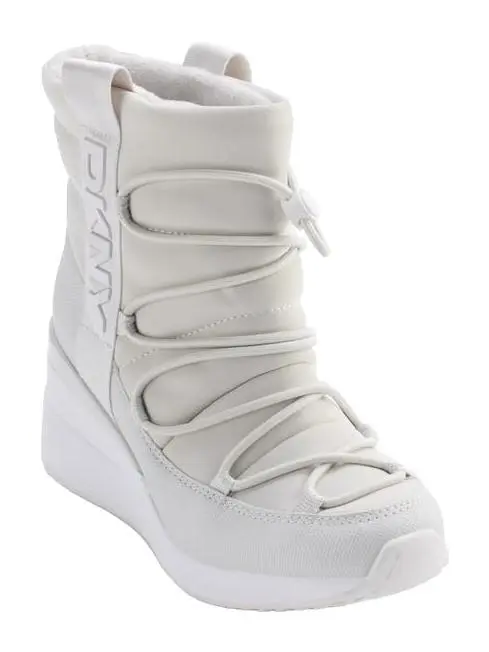Dkny Perla Wedge Bootie - Soft White