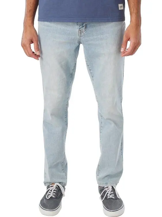 FAIR HARBOR Driftwood Straight Leg Jeans - Light Wash