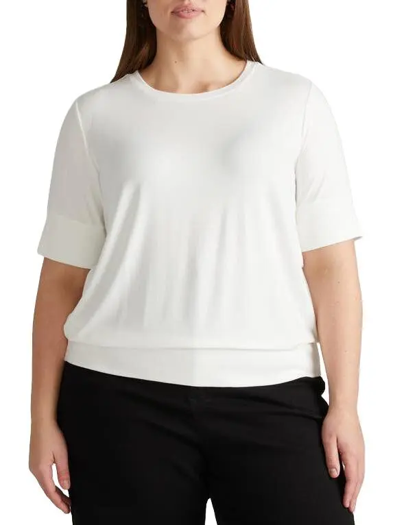Universal Standard Aimee Knit Top - White