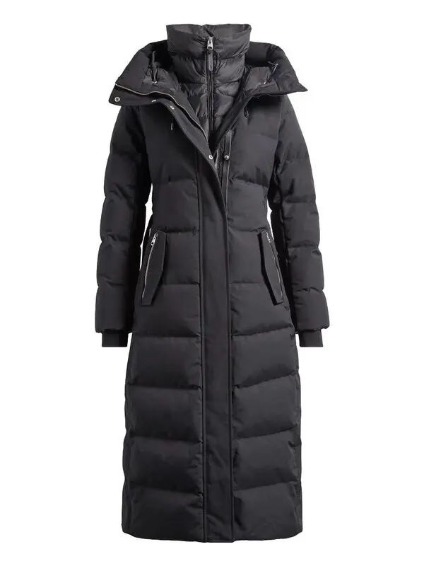 Mackage Shyla Down Coat With Removable Quilted Bib - Black