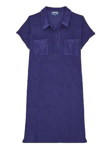 Vilebrequin Terry Jacquard Polo Dress - Minuit