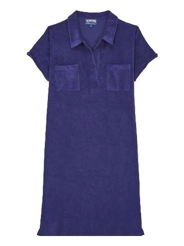 Vilebrequin Terry Jacquard Polo Dress - Minuit
