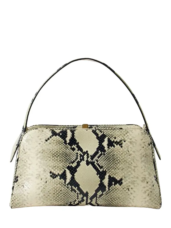 Khaite Cate Snake-effect Leather Tote - Animal Print