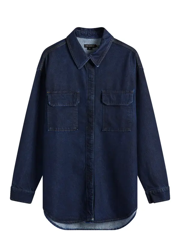 Good American Oversized Shirt - Indigo