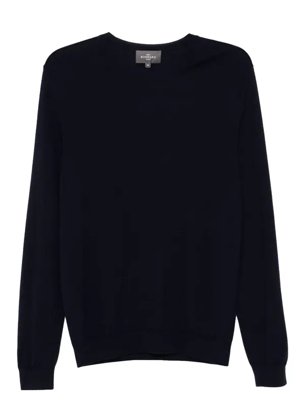 Eric Bompard Extrafine Round Neck Sweater - Blue