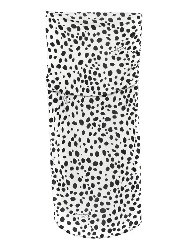 Moschino Polka-dot Midi Skirt - White