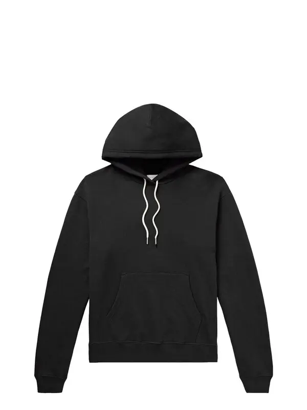 John Elliott Beach Cotton-jersey Hoodie - Black