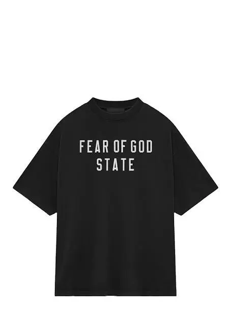 Fear Of God Essentials Heavy Crewneck Sweatshirt Tee Shirt - Black