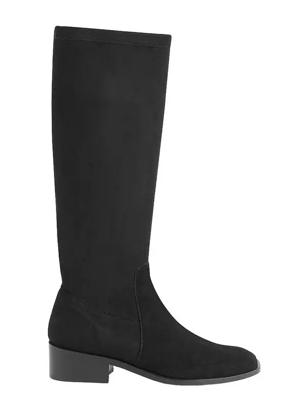 Whistles Lisi Stretch Knee High Boots - Black