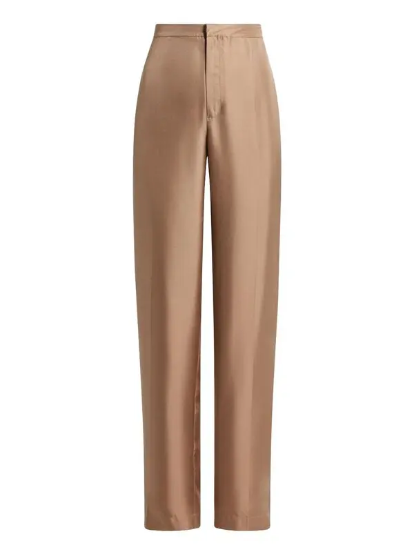 Loulou De Saison Fafila Wide Leg Trousers - Neutrals
