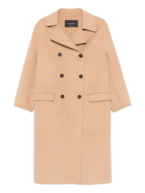 Fabiana Filippi Double-breasted Coat - Neutrals