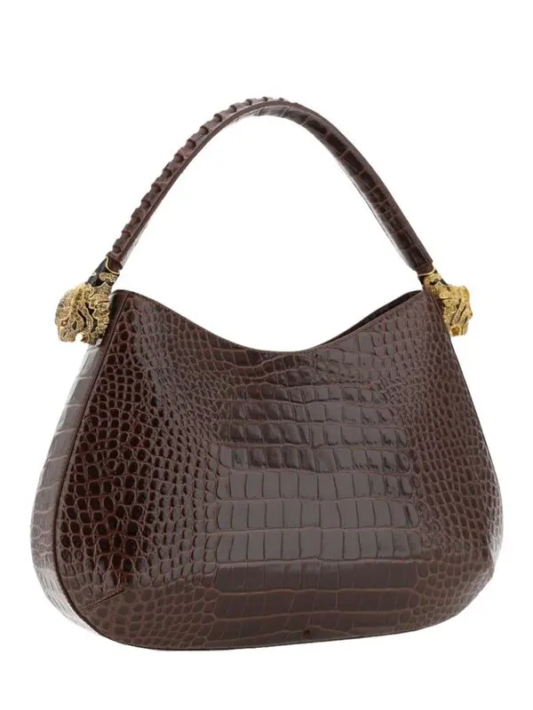 Roberto Cavalli Roar Shoulder Bag - Brown